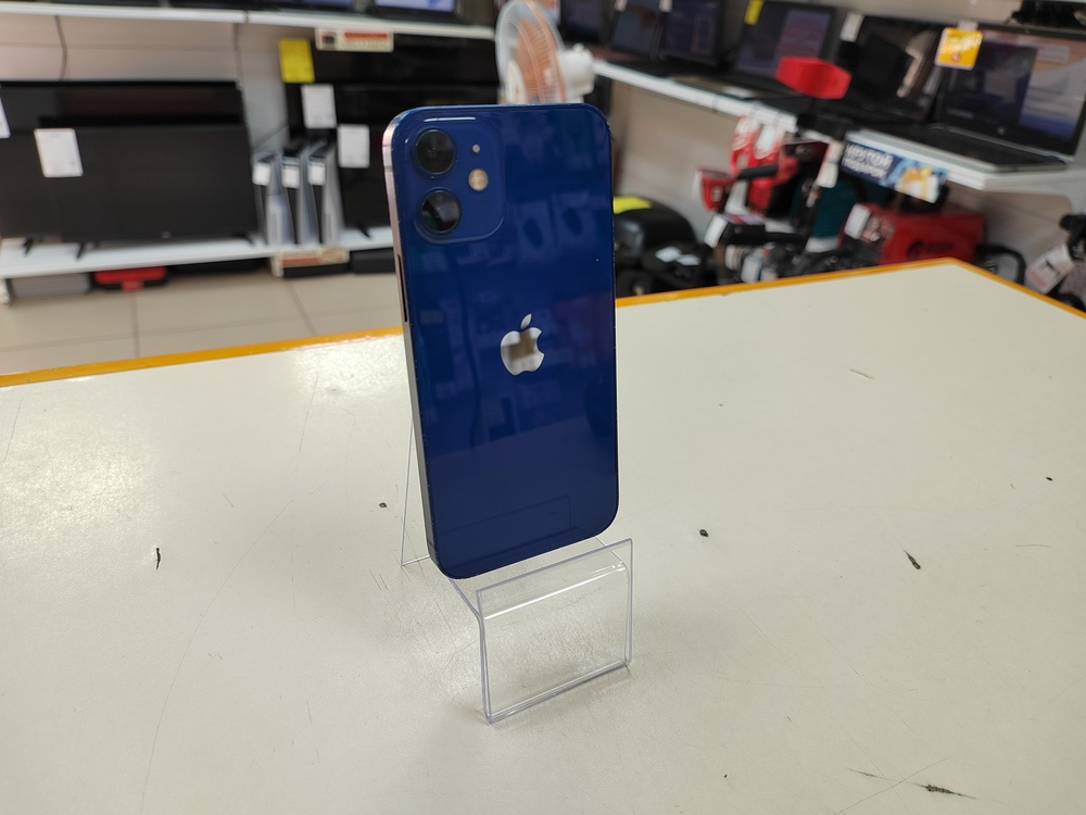 Смартфон Apple iPhone 12 mini 64 ГБ RU, nano SIM+eSIM, синий б/у ,уценка