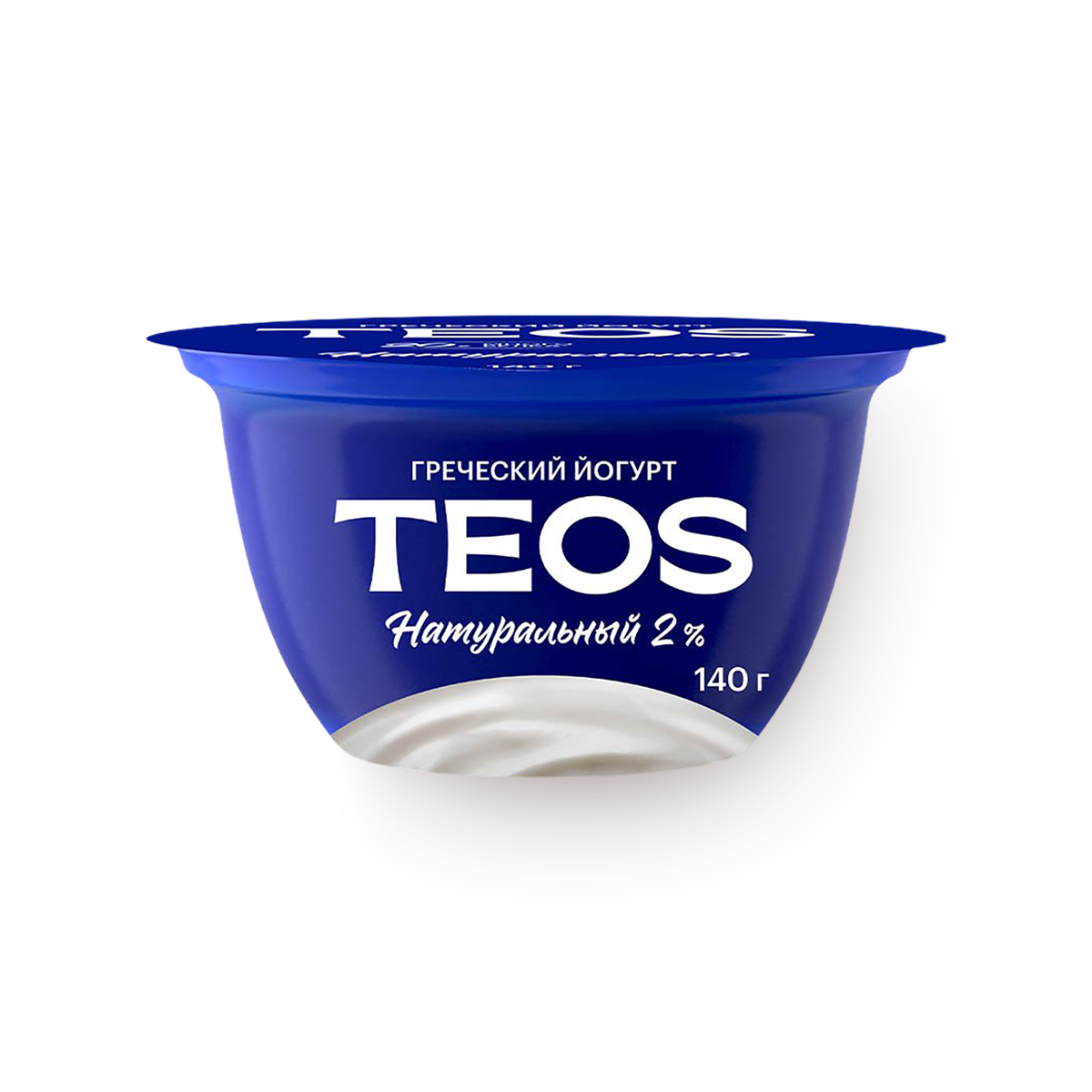 Йогурт греческий Савушкин Teos, натуральный, 2%, 140 г, от +2 °c до +6 °c