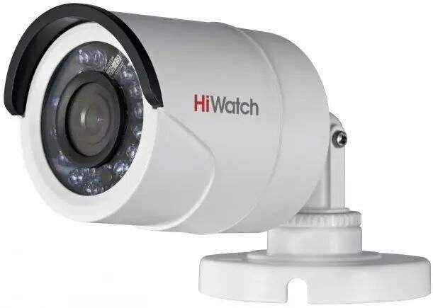 Камера видеонаблюдения аналоговая HiWatch DS-T200A(B) (3.6MM) 3.6-3.6мм HD-TVI цв. корп: белый
