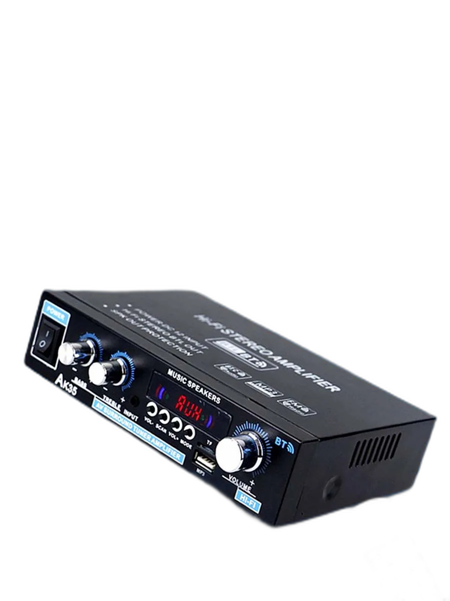 Усилитель звука для колонок с блютуз 30 Вт + 30 Вт