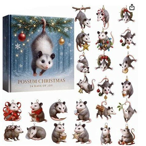 Акриловая елочная игрушка «Пожарный Джон Дир» 2025 года, посвященная Билли Айлиш.