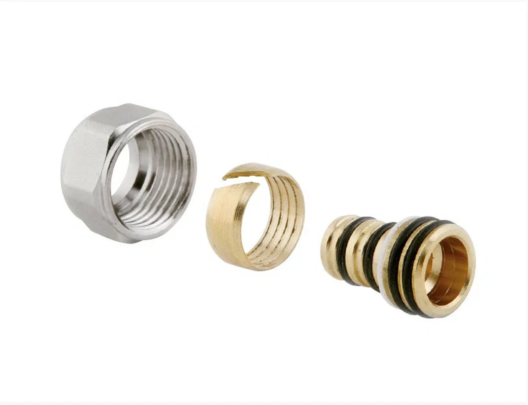 Фитинг для пласт. и металлопласт. трубы, резьба 1/2" (ICMA Италия) 16X2