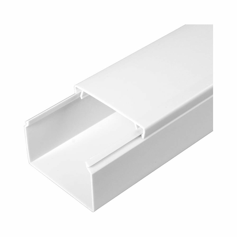 Кабель-канал 60х40 L2000 с двойн. замком бел. Промрукав PR.0560401