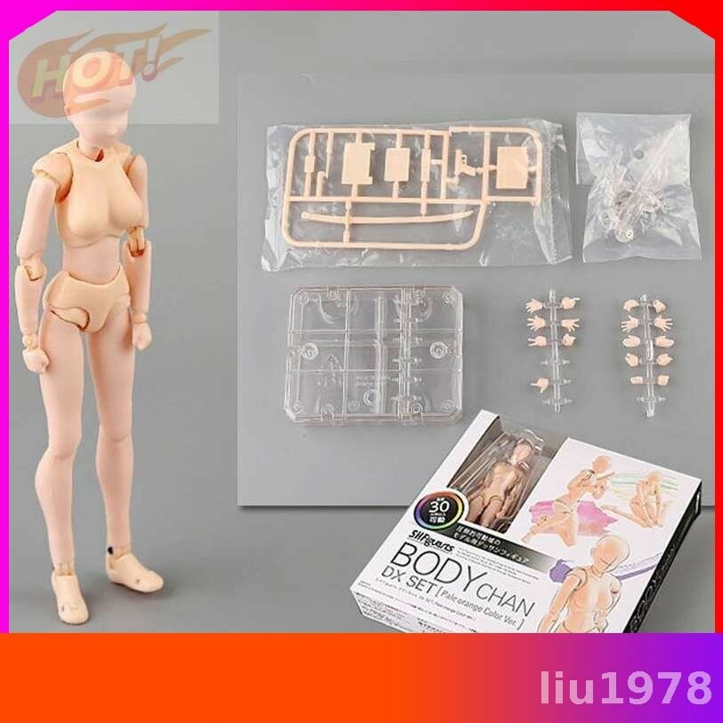 Фигурка-манекен Body Kun SHF, подвижная модель для рисования из ПВХ-liu1978