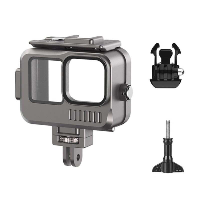 40-метровый Водонепроницаемый Корпус Для Дайвинга Защитный Чехол с Винтом Комплект Аксессуаров для 11 10 9 Черных Экшн-Камер