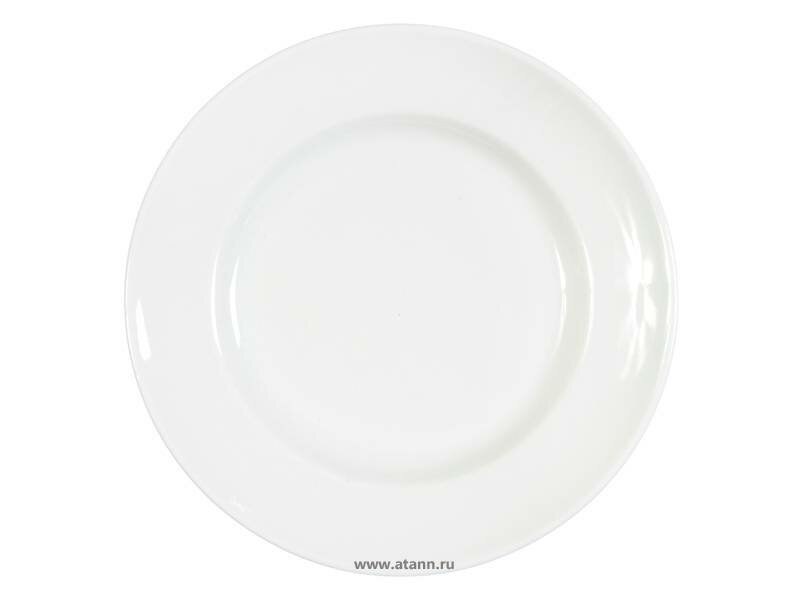 Тарелка 200мм мелкая форма Идиллия Без деколи