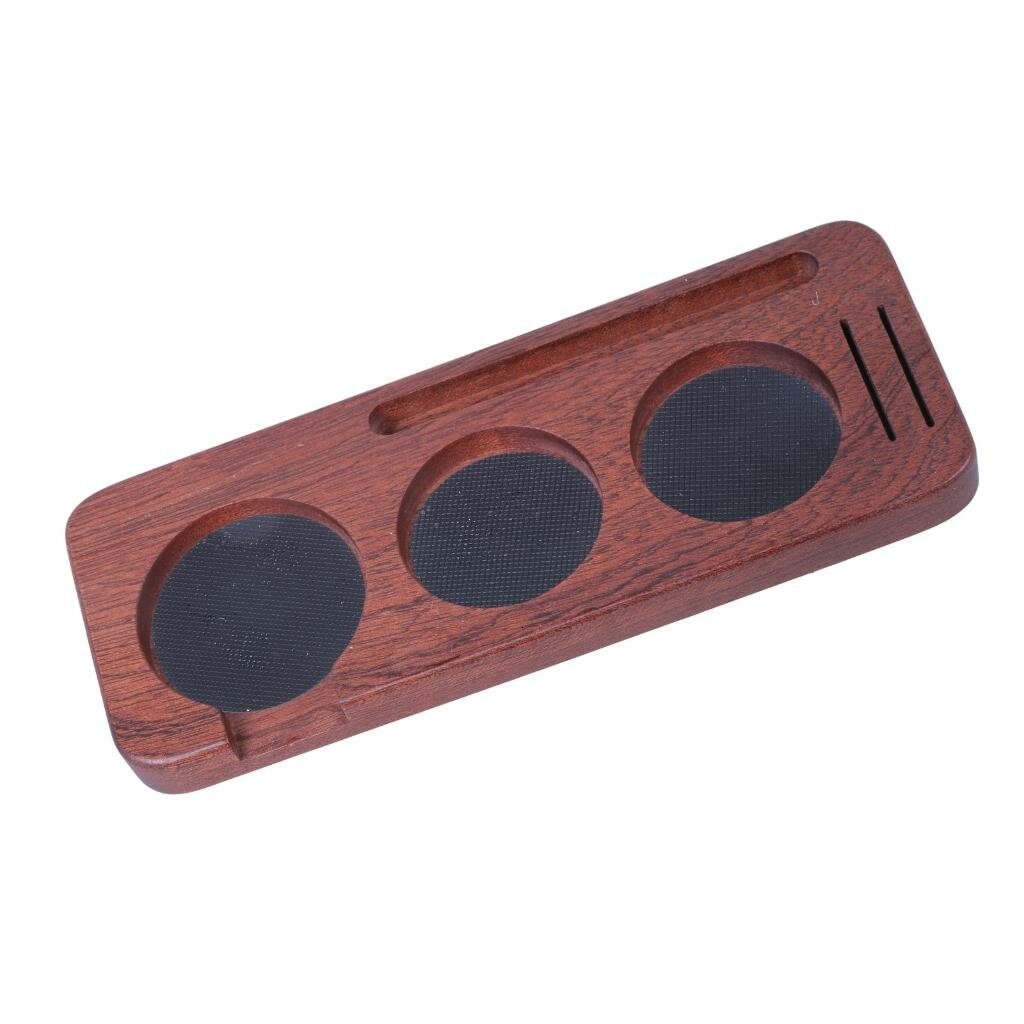 Подставка для трамбовки кофе 51/58 мм деревянная, 51mm - Древесина сапеле