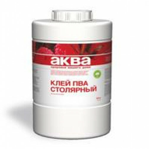 Клей ПВА столярный 0.9КГ банка аква
