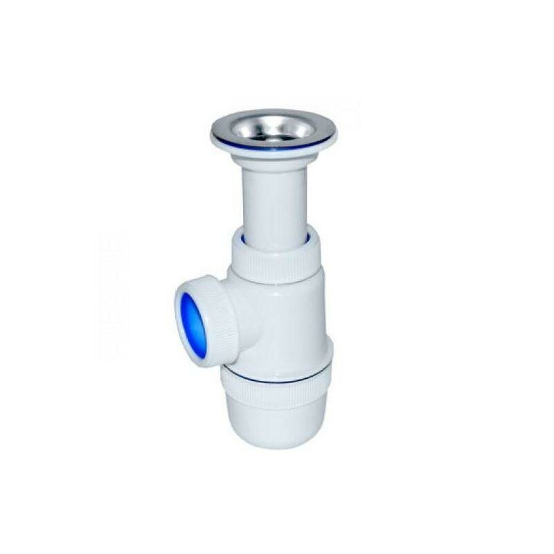 Сифон бутыл элит С нерж чашкой Д-70ММ (1 1/2 - Д-40ММ) VIRPLAST