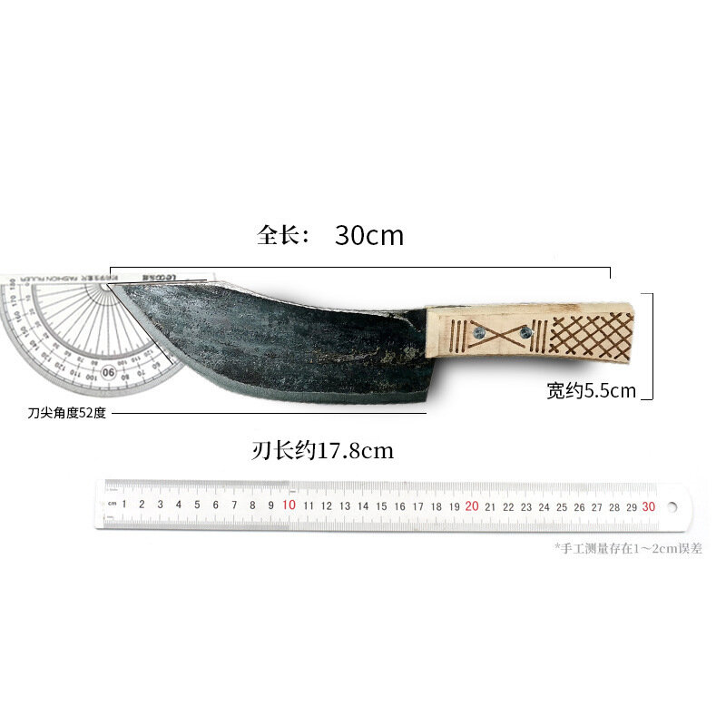 Ручная ковка ножа для резки мяса Dazhu Dragon Water Bone, нож мясника, нож для нарезки мяса, нож для разделки овец, нож для резки мяса, нож для нарезки свиней