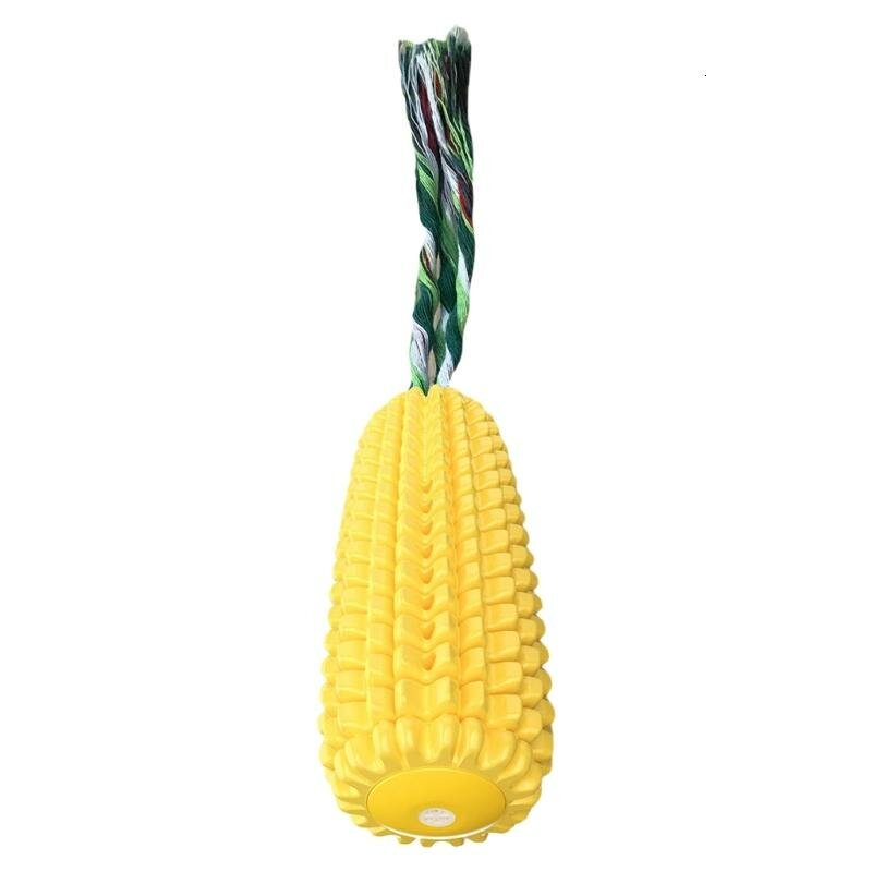 Кукуруза-игрушка для чистки зубов и игры собак, Желтый - Говори громче, кукуруза