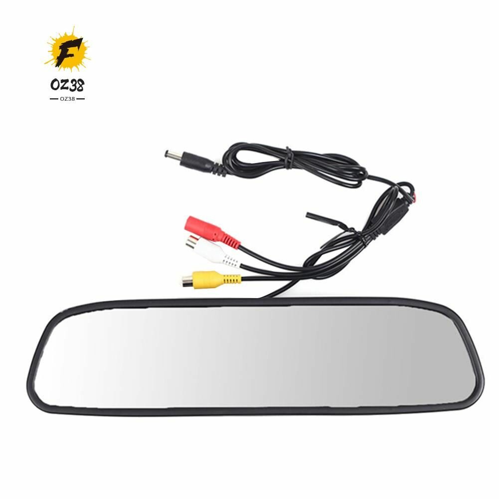 (A R Q K) 4,3-дюймовый автомобильный видеорегистратор, камера заднего вида, зеркало монитор, двухсторонний ЖК-дисплей