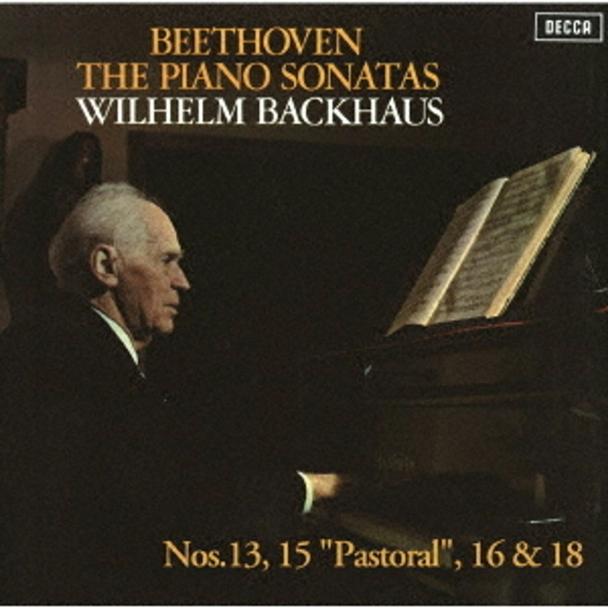 CD диск Wilhelm Backhaus - Beethoven: The Piano Sonatas Nos. 13, 15, 16 & 18 (UHQ-CD) Япония, 2020