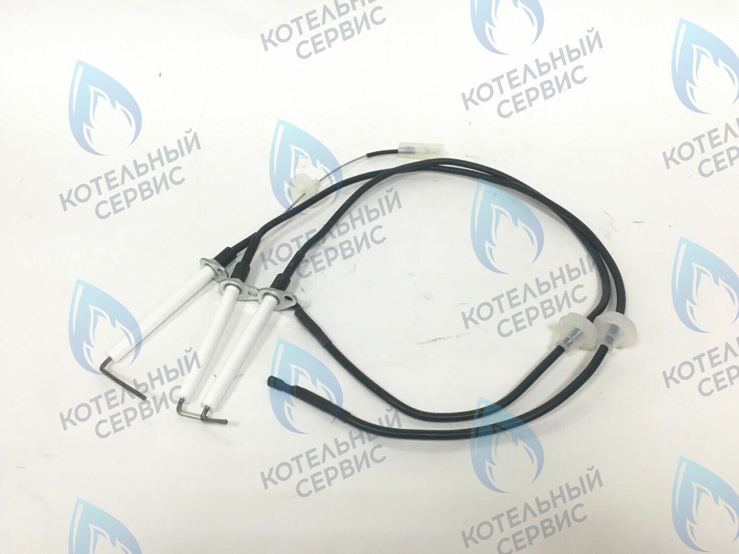Комплект электродов с кабелями для котлов GAZECO 18 C1/C2/T1/T2, 24 C1/C2/T1/T2 произв. после 2012 г. 05-4023 GAZECO после 2012 г.