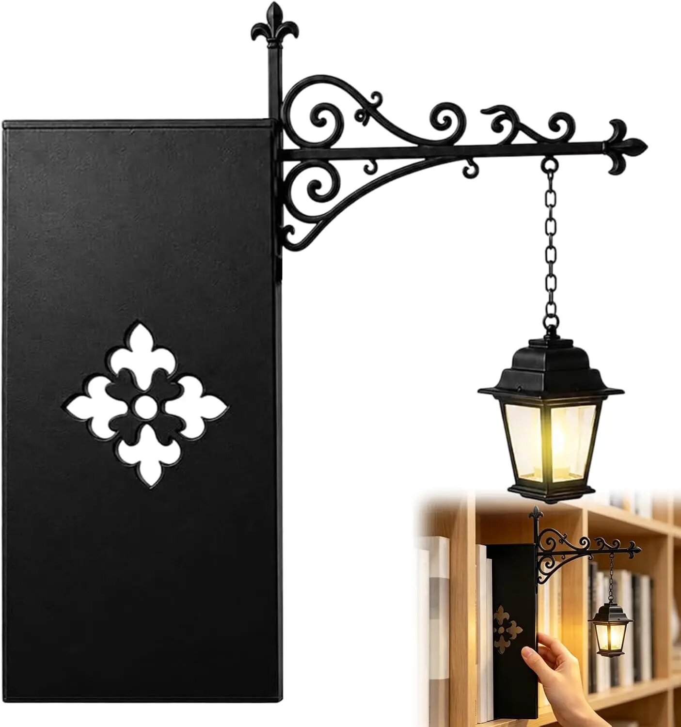Мини-лампа для книги Черный, Lantern-1PC
