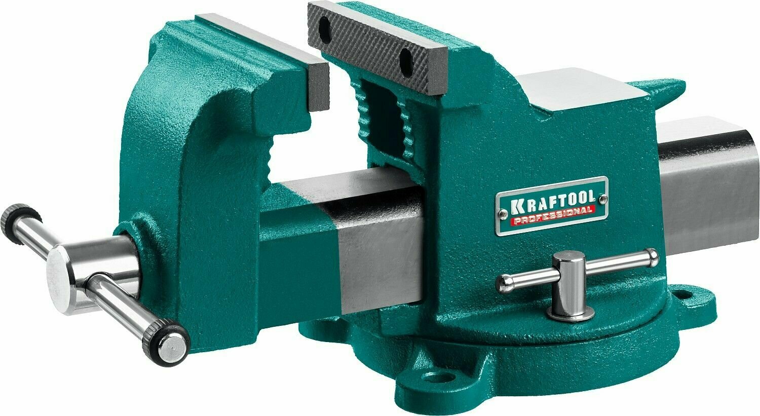 Стальные слесарные тиски KRAFTOOL STEEL, 100 мм 32701-100