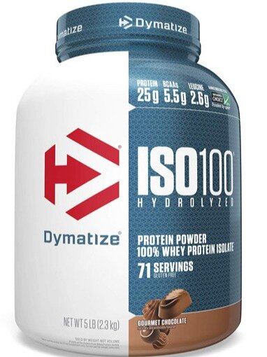 Изолят протеина Dymatize ISO100 Hydrolyzed 2300 г, Шоколад