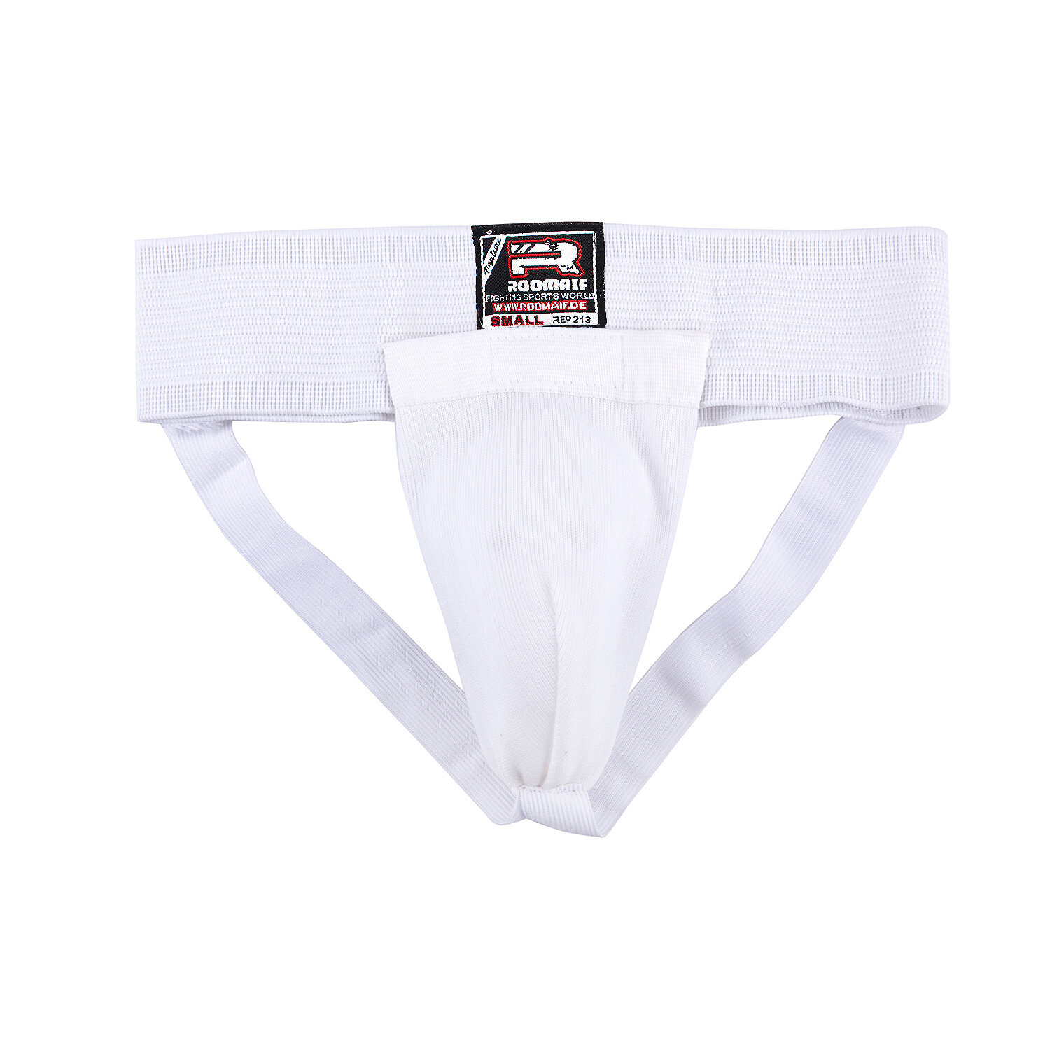 Защита паха Roomaif "REP-213", пластик, нейлон, белая, размер L