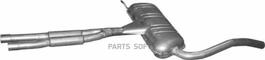 Глушитель средняя часть Polmostrow арт. 0100