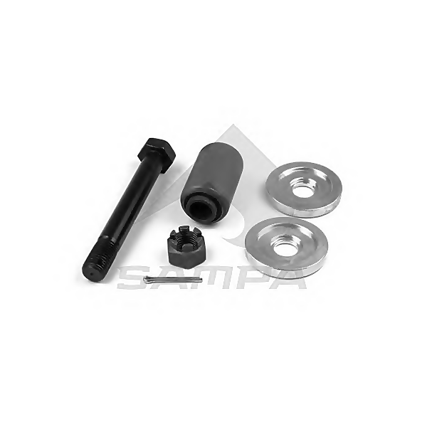 SAMPA 040.507 (040507_SA / 255315S / 255669S1) р / к пальца полурессоры / шайбы фасонные(мр)задн. болт,2шайб, сайл