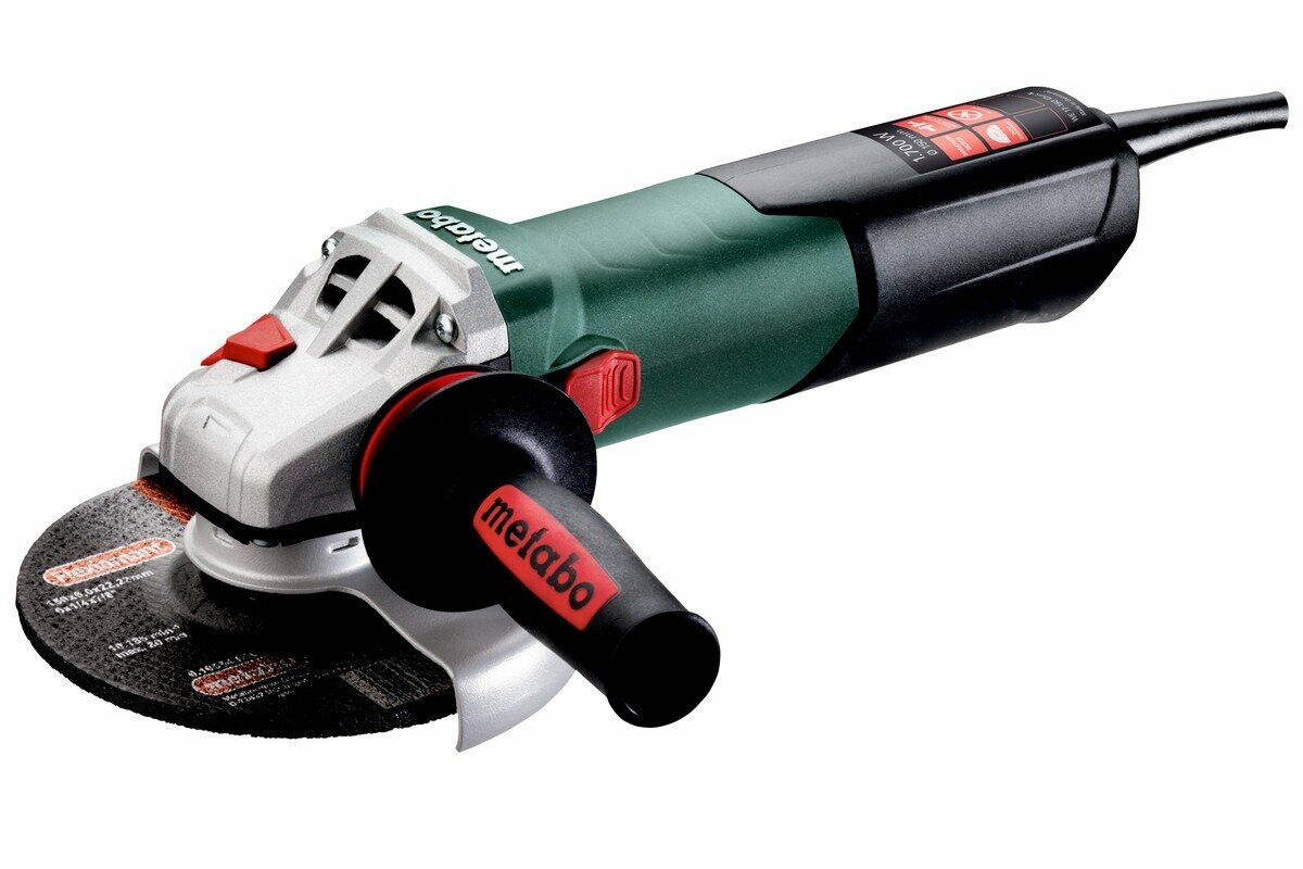 УШМ Metabo WE 17-150 Quick коробка, 1700 Вт, 150 мм