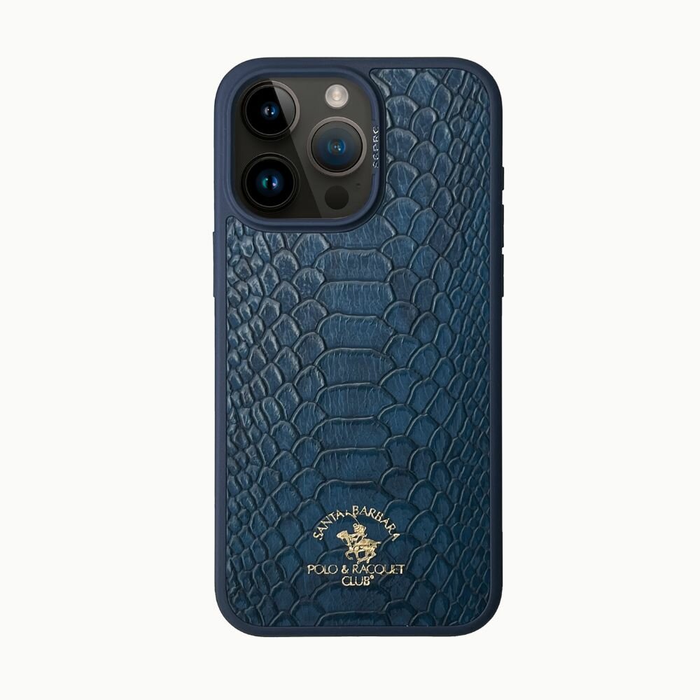 Чехол Santa Barbara Polo & Racquet Club Knight для смартфона Apple iPhone 15 Pro Max, синий