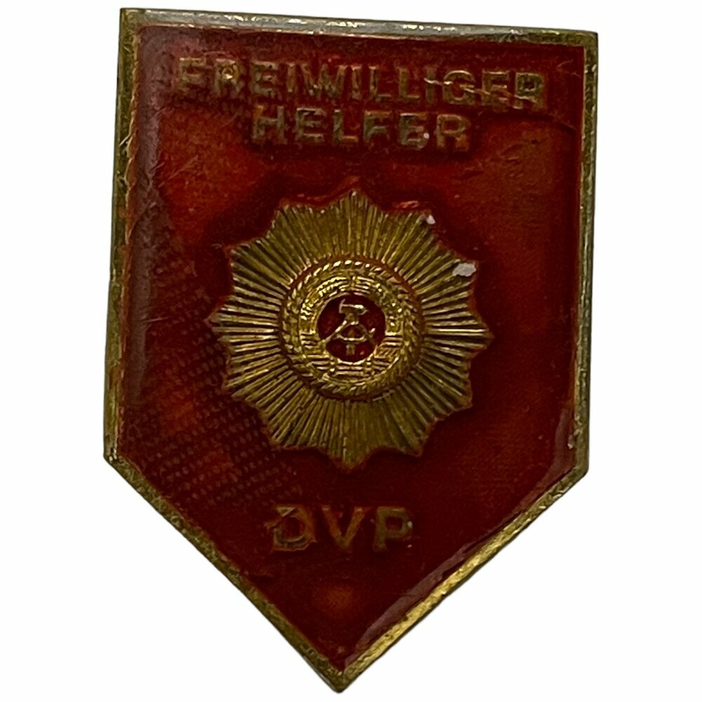 Знак "Волонтер-помощник народной полиции" (Добровольный помощник) Германия (ГДР) 1961-1990 гг.