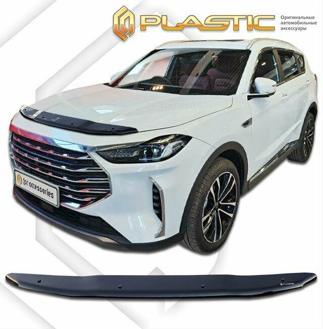 Дефлектор капота для Jetour X70 Plus I 2023-н. в. Classic черный