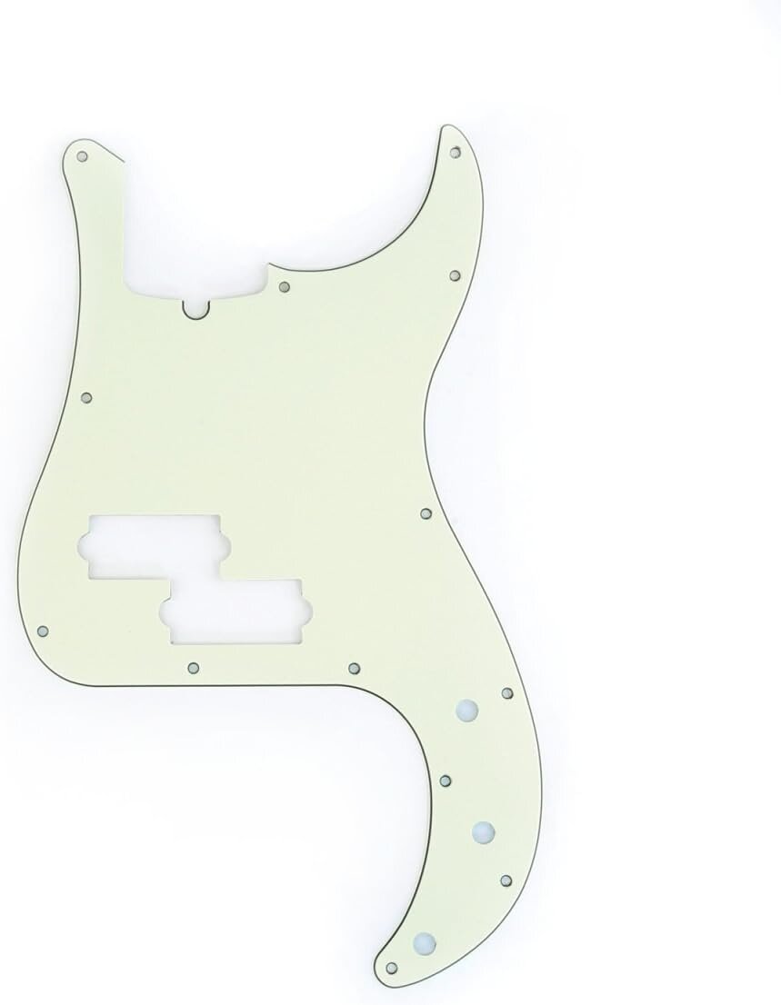 Панель для оригинального Fender Precision Bass, Musiclily MX1303IV, для 4-струнных, трехслойная, слоновая кость