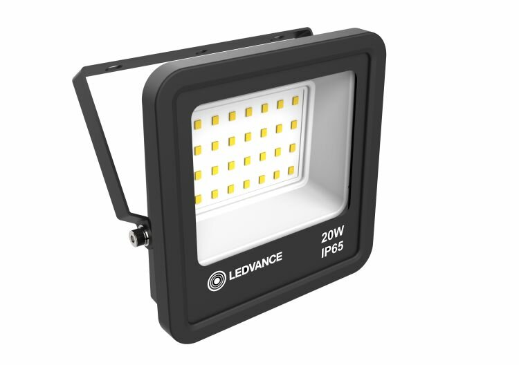 Прожектор (LED) 20Вт 1800лм 6500К IP65 черн. ECO CLASS LEDVANCE