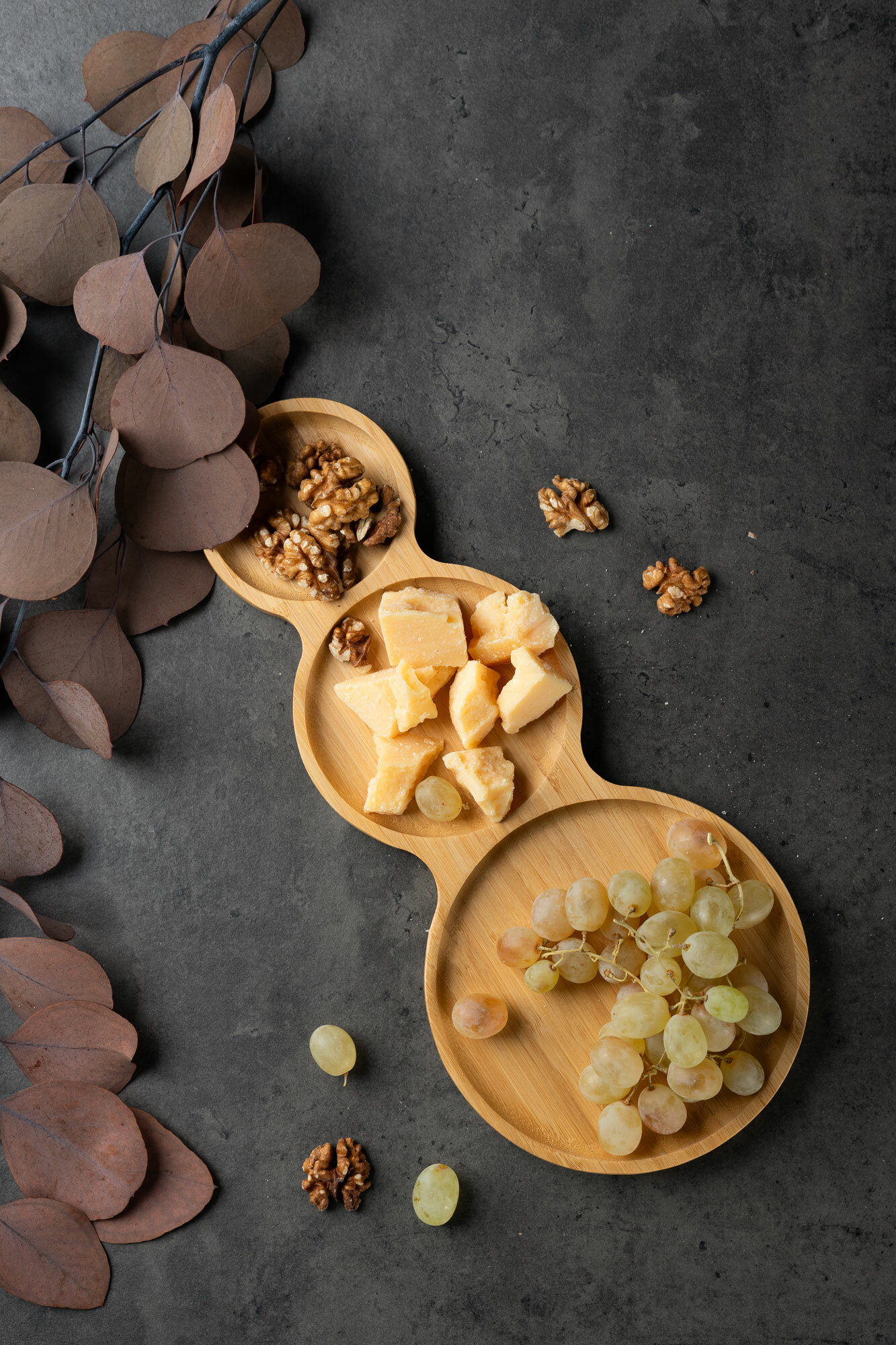 Деревянная менажница для сервировки TAVOLONE "Ambri" 36,2см