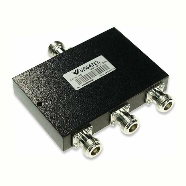 Делитель мощности Vegatel SW3-900/2700 на 3 выхода для сервисных антенн репитера