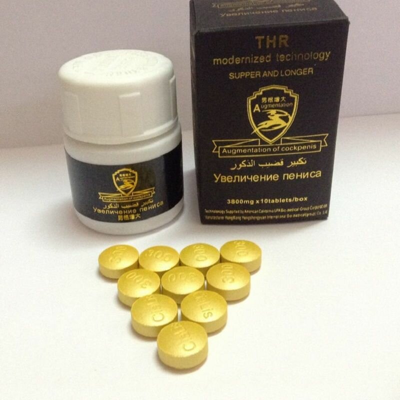 Возбудитель THR "Увеличение пениса", для мужчин, пероральный, 10шт