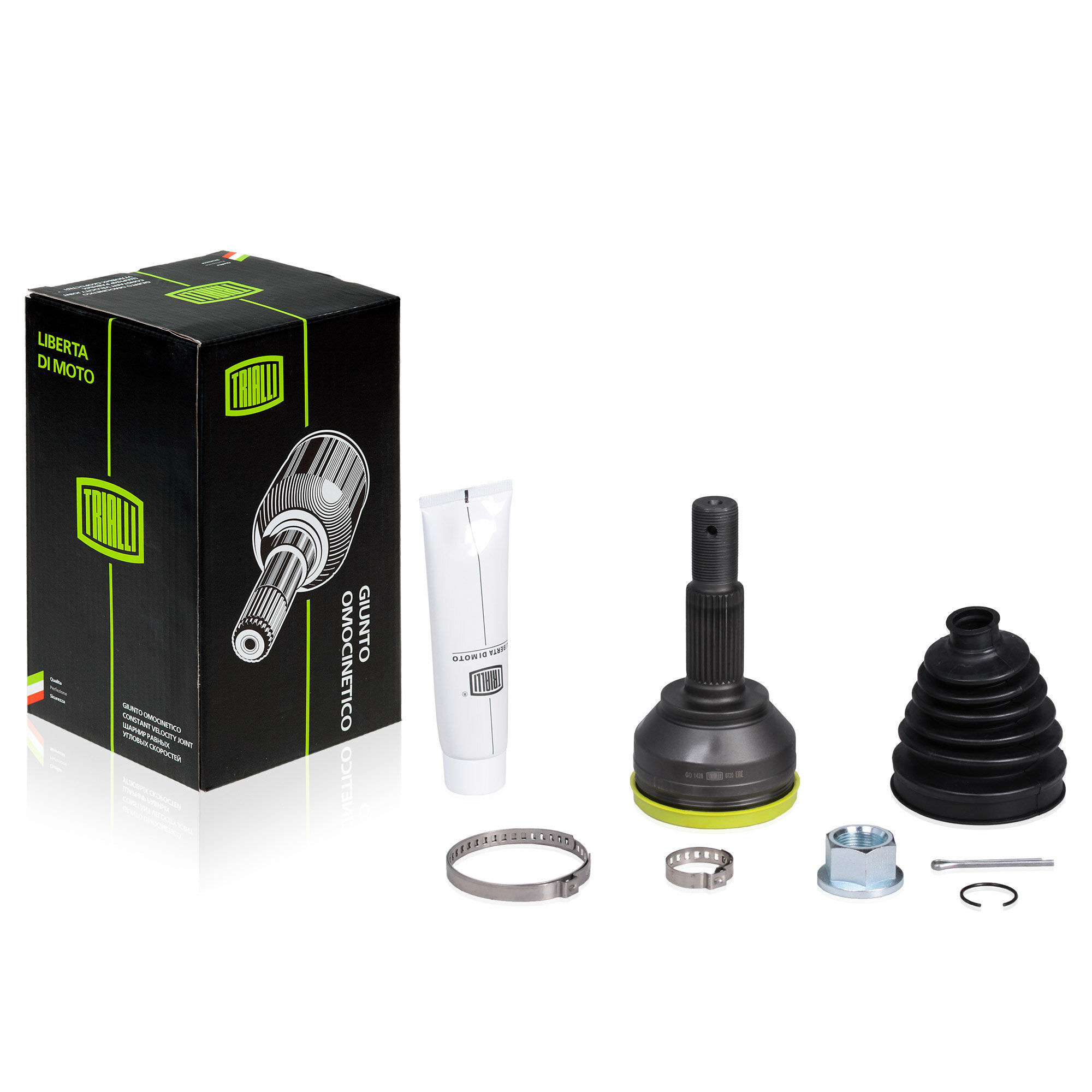 ШРУС Nissan Qashqai 06 16i 2WD наруж GO 1428 Trialli арт. go1428