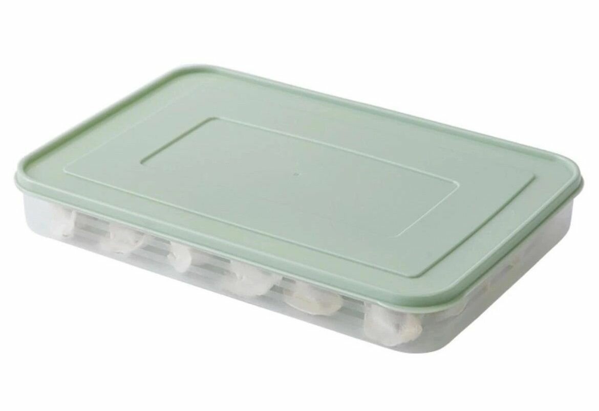 Контейнер-поднос для заморозки пельменей и полуфабрикатов с крышкой 1 штука