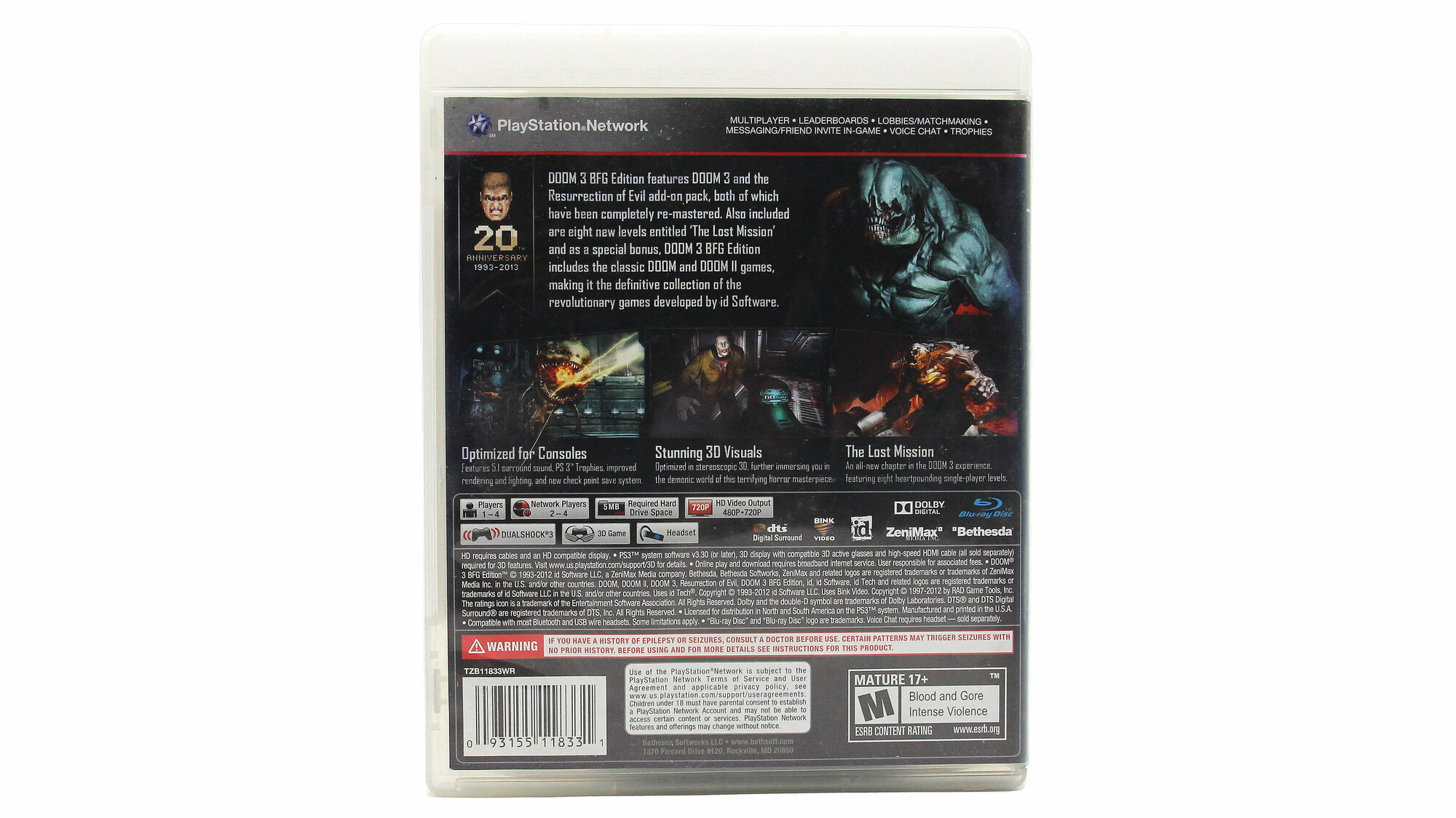Doom 3 BFG Edition (PS3) — фото 1