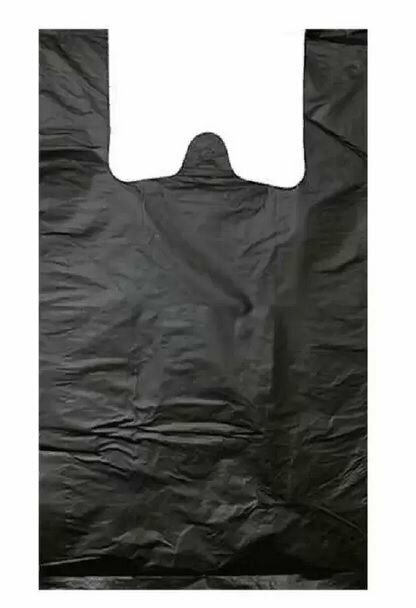 3 упак. Пакет-майка Драйв Директ ПНД 38+23х70 13 мкм черный, 50 шт.