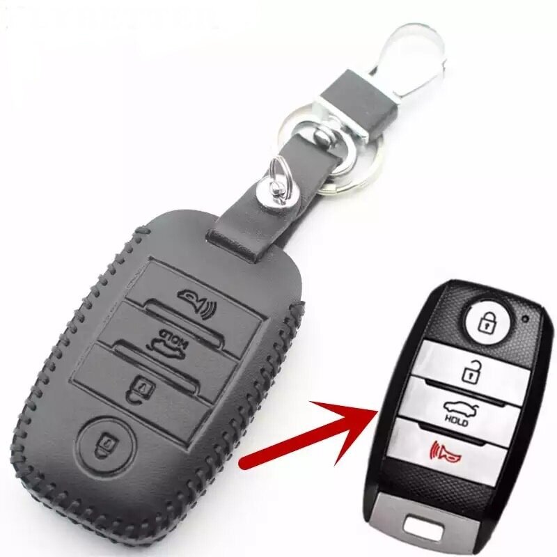 Чехол для не выкидного ключа Kia / Киа black
