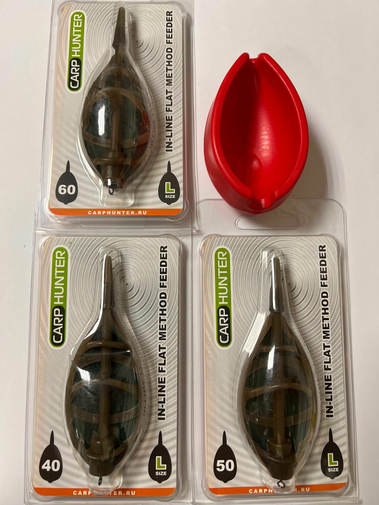 Набор флэт кормушек + форма для прикормки