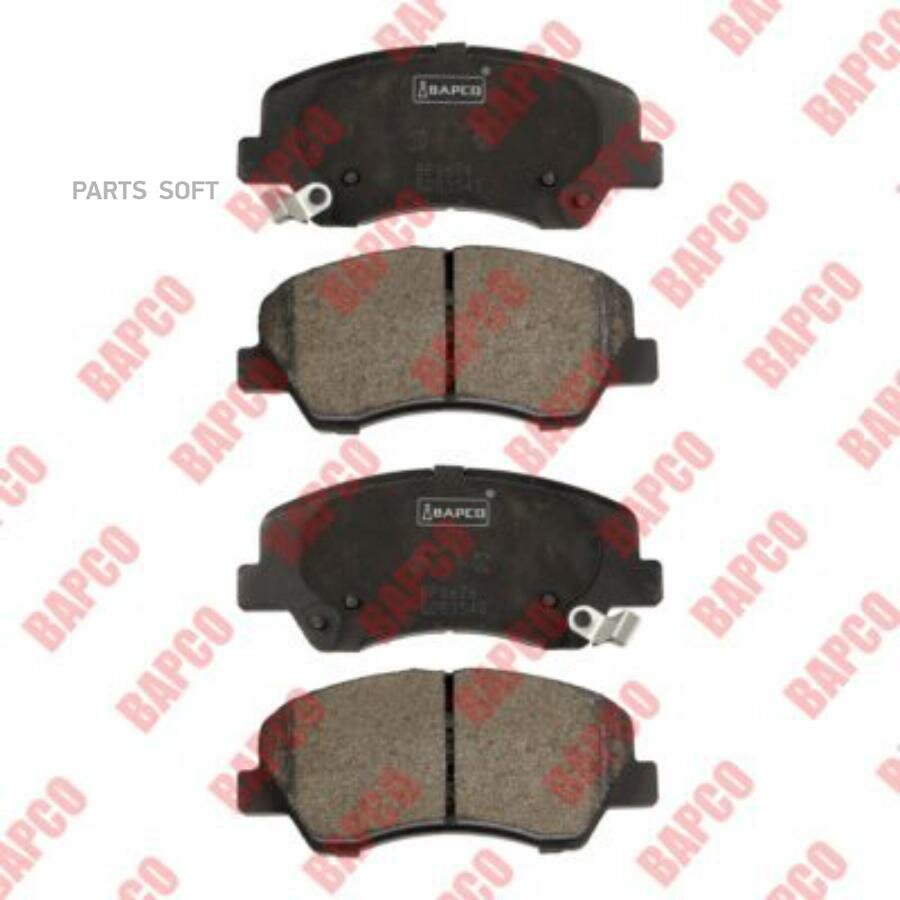 BP0676 BAPCO Колодки тормозные дисковые передние