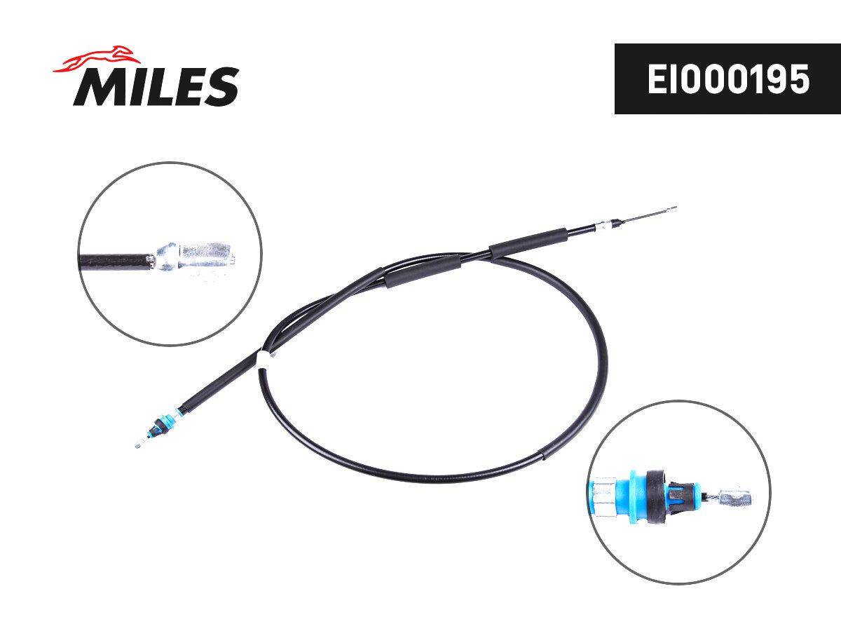 MILES Трос ручного тормоза для MAZDA 3 1.4-2.0 1875мм