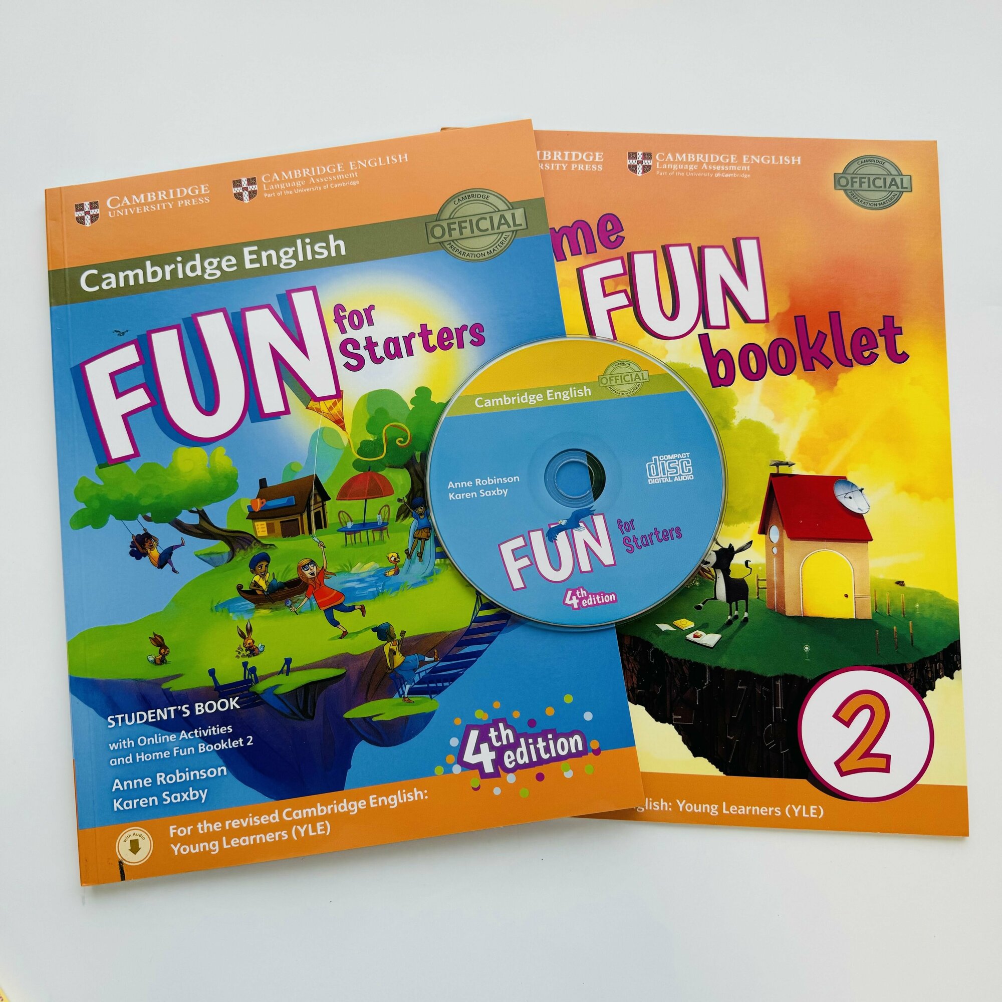 FUN for Starters комплект: Student's Book (учебник) + Home Booklet (буклет) + Диск (4 издание)