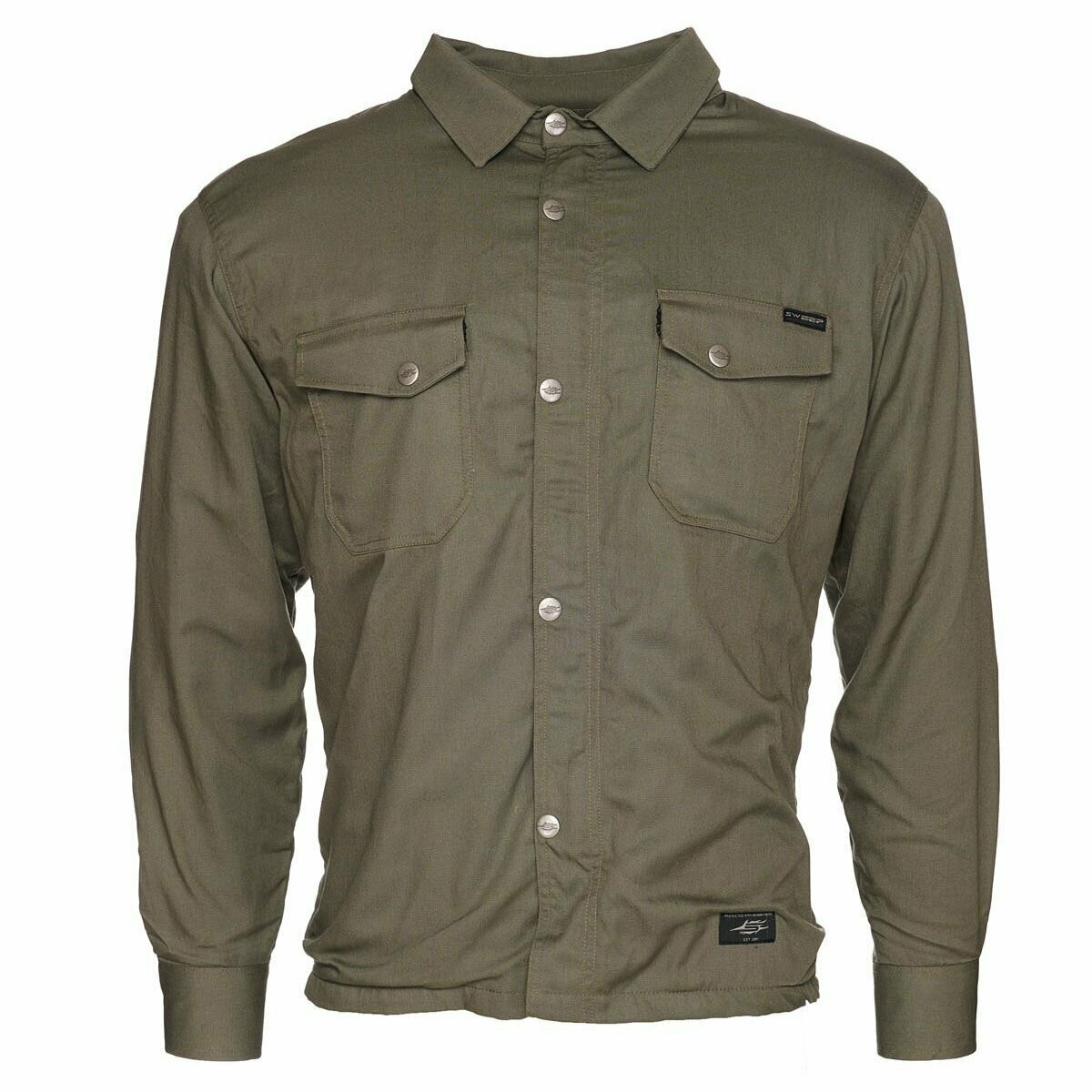 Моторубаха Scout Manitou MC flannel оливковый зеленый