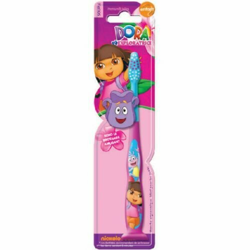 Детская зубная щетка Dora nickelodeon с 3 лет