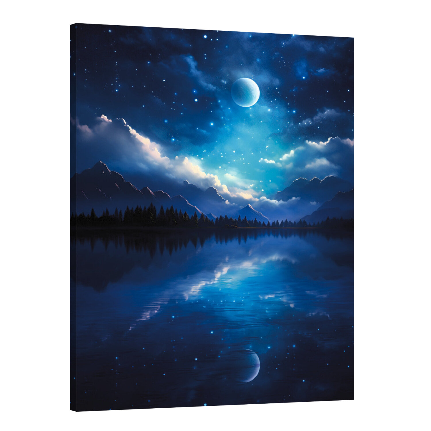 Интерьерная картина 50х70 "Лунное зеркало"