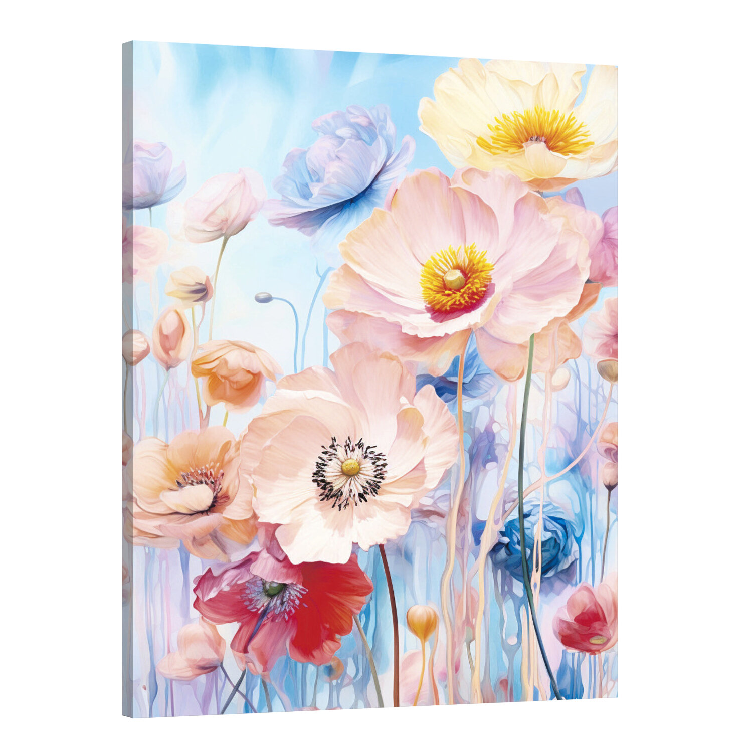 Интерьерная картина 50х70 "Цветочная грация"