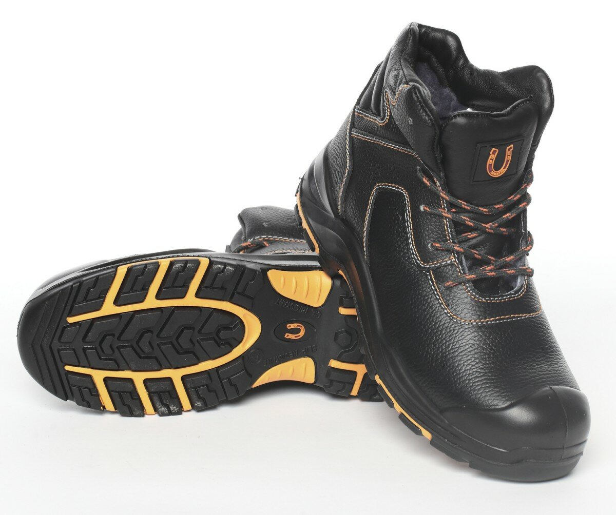 Ботинки термостойкие «эталон-электра» с защитой от поражения током, ПП подносок (до 200дж), натуральный мех. Тип обуви: Ботинки. Размер:43