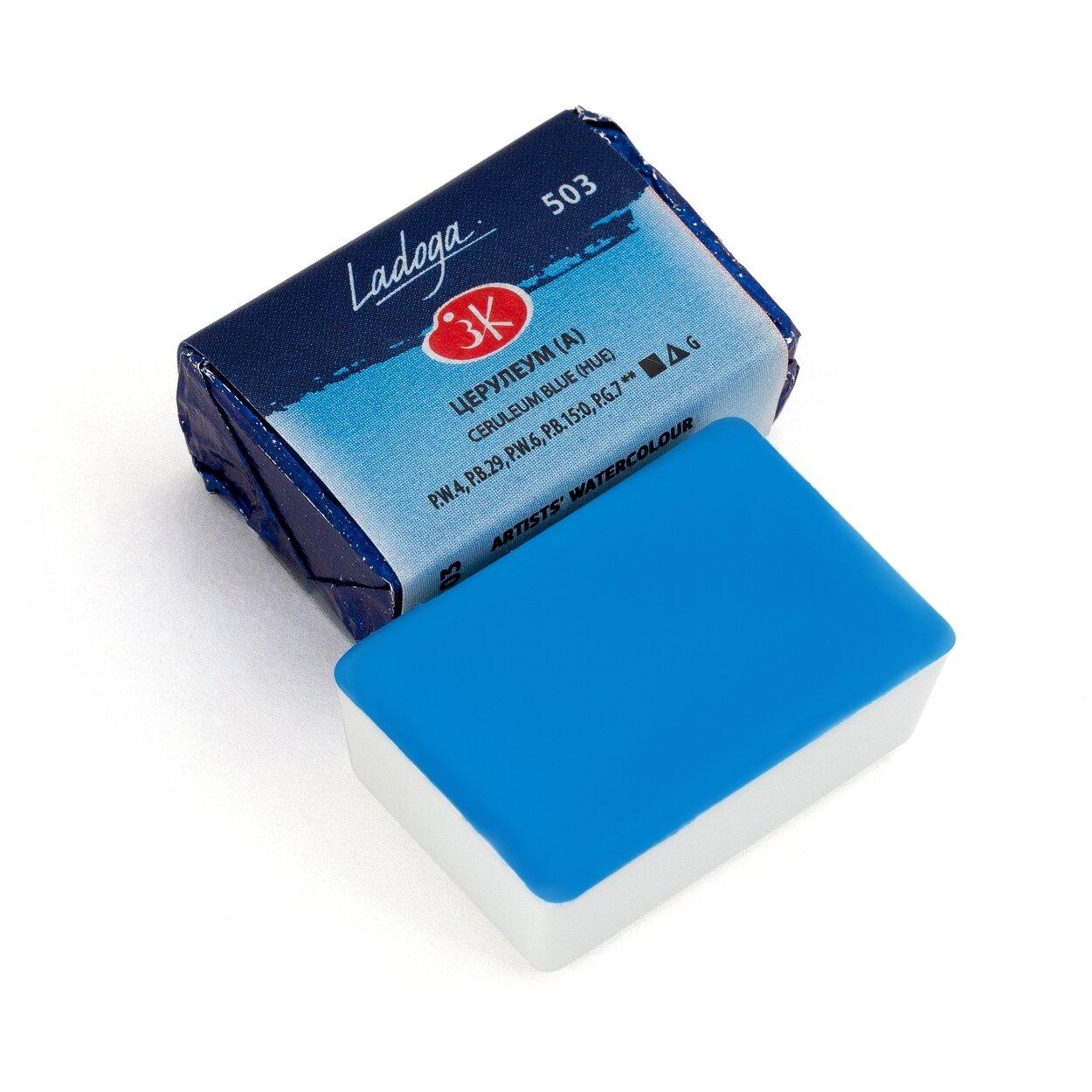 Акварель ладога цв.№503 церулеум кювета 2,5мл