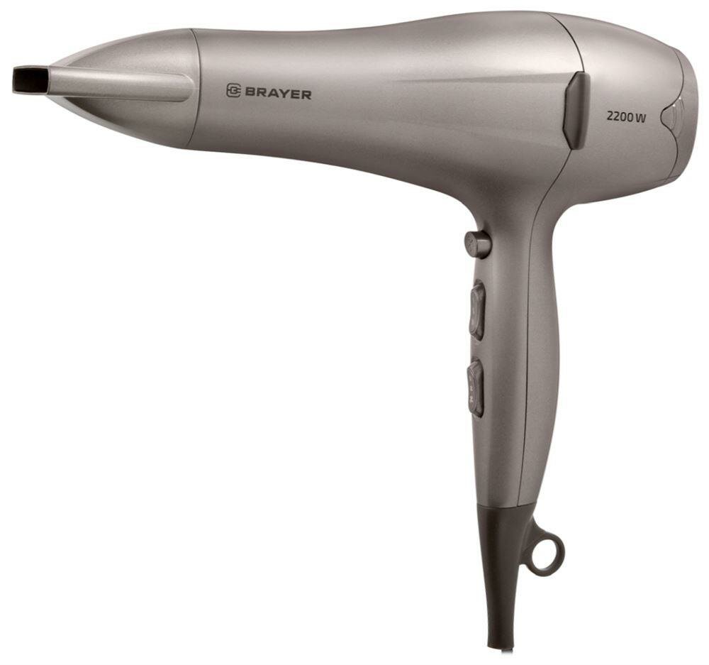 Фен для волос 2200 Вт 2 cкорости BRAYER BR3006