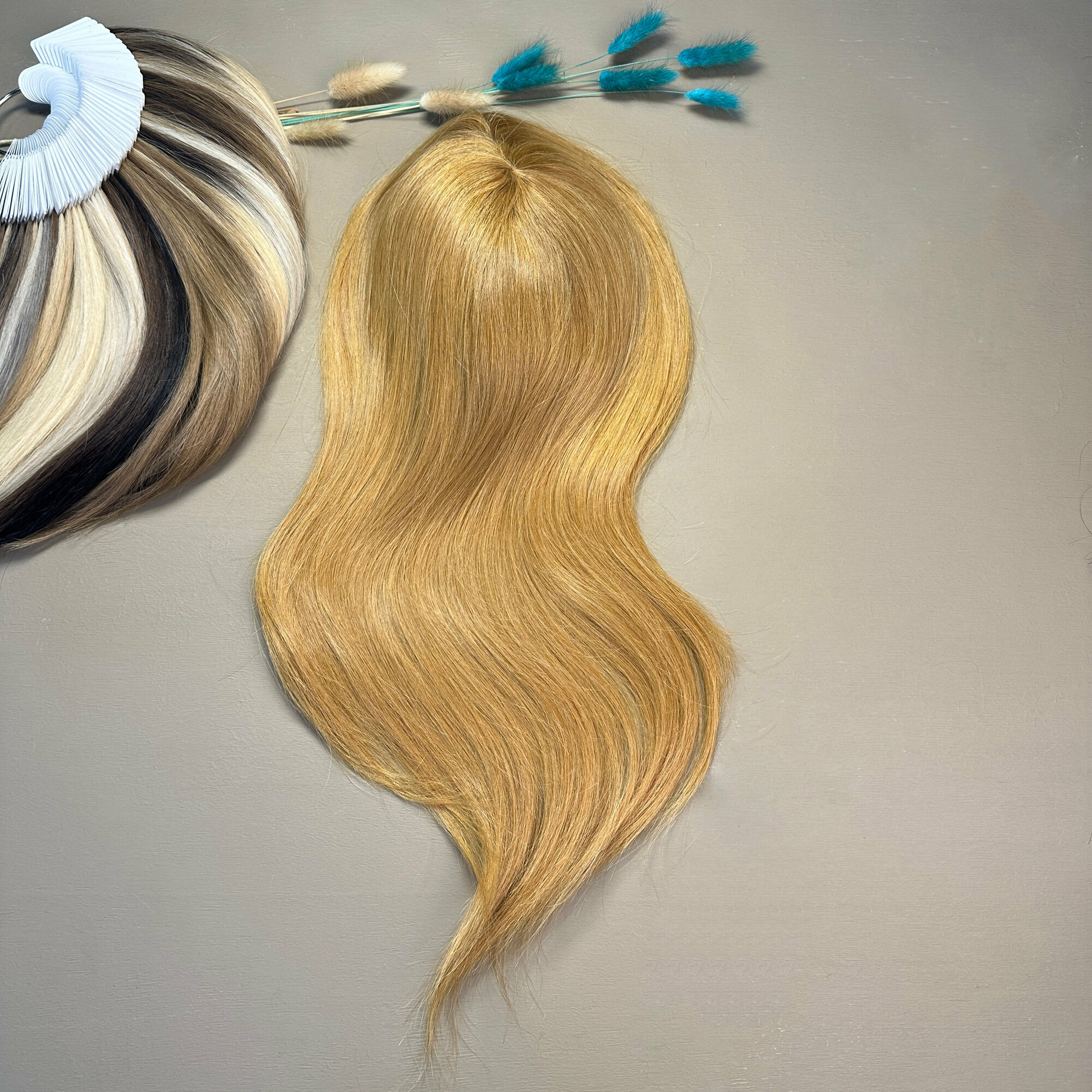 Микросистема теменная из славянских волос Belli Capelli 40 см №27